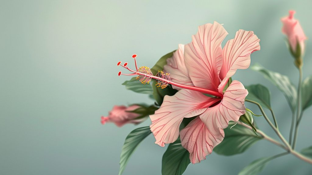 L'hibiscus sinosyriacus, une plante ornementale riche en couleurs et en ...